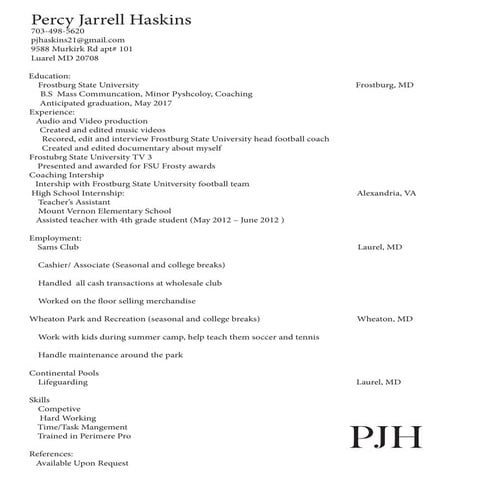 Tim's Resume (2015) updated | DOCX