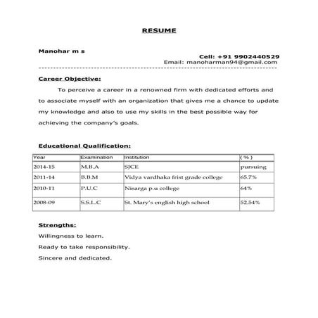 Resume 2 Doc