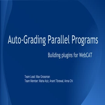 Autograder presentation | PPT