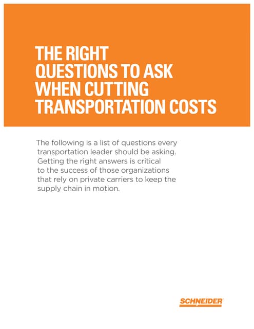 Cost Reduction Guide Issue 5 Logistics | PDF | Gasoline Prices | Economy