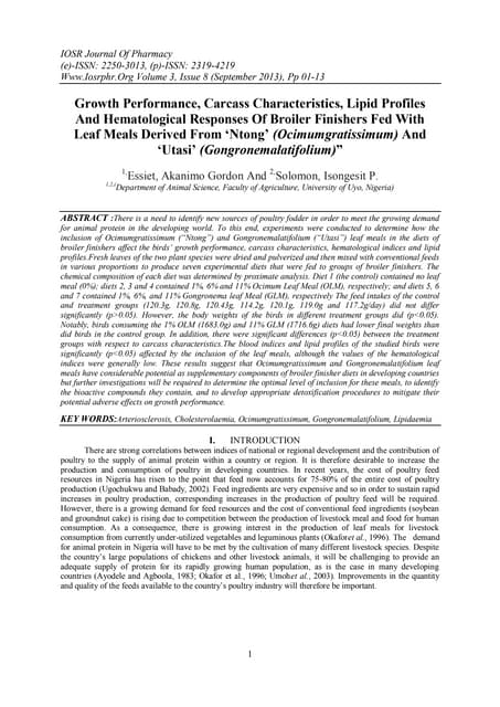 Philippine Native Chicken: The BANABA NATIVE CHICKEN of CALABARZON | DOCX