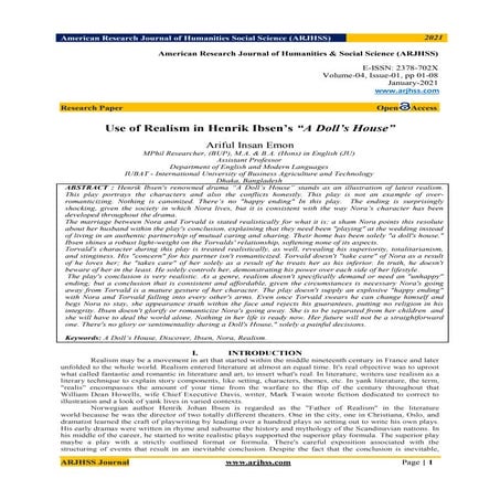Realism Essay | PDF