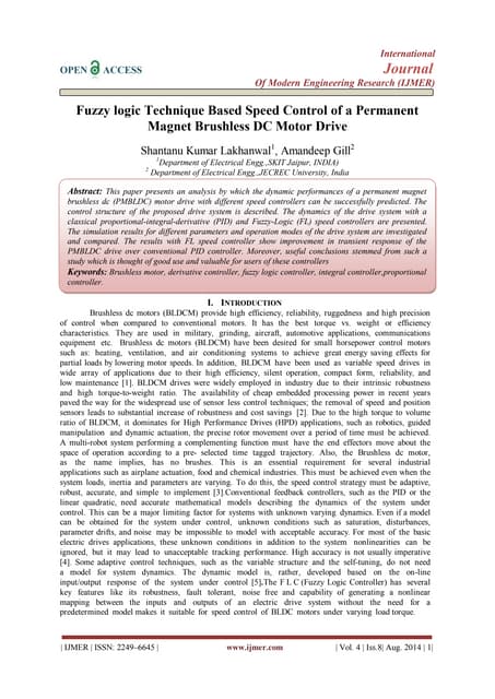 Design And Implementation Of Dc Motor Speed Control Using Fuzzy Logic Pdf 7664