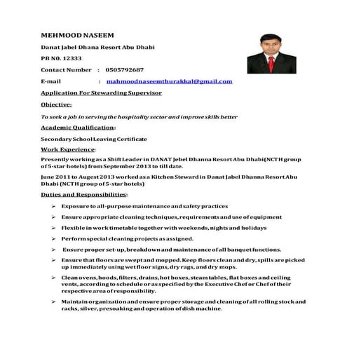 Naseem CV | PDF