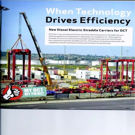Terex Straddle Carrier Assembly Transet Magazine DCT September 2013 | PDF