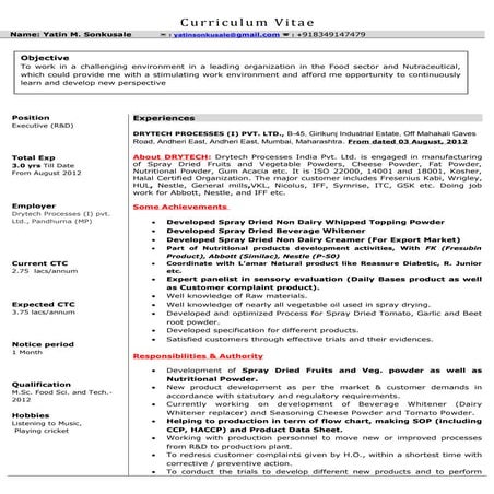 Raja Raminder Singh-Plant head CV | DOCX