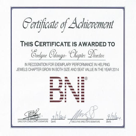 Certificate_of_recognition_BNI | PPT