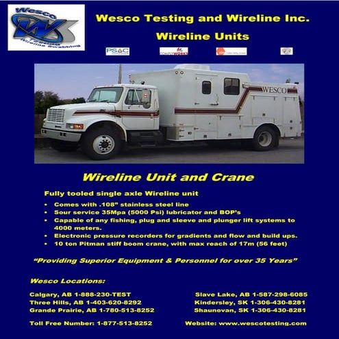 WIRELINE UNIT | PDF