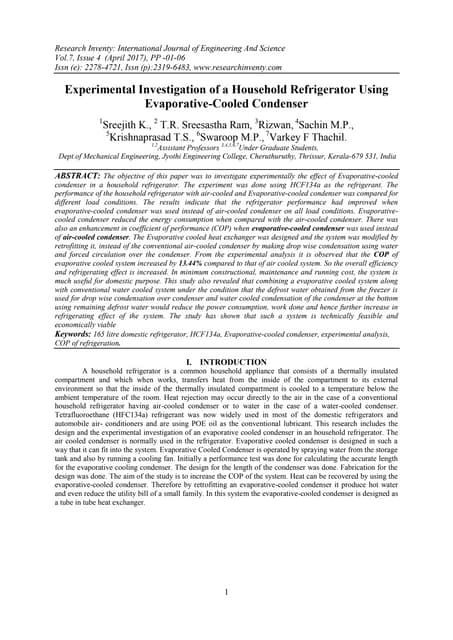 Experimental investigation of waste heat recovery system for domestic ...
