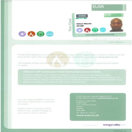 Energy Utilities Skills Certification | PDF