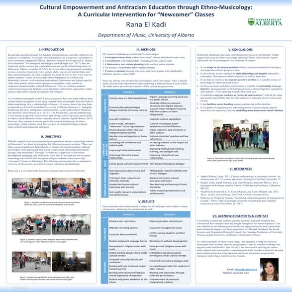 El Kadi Dissertation Poster | PDF | World/International Music | Music