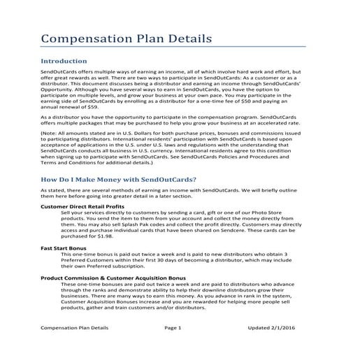 CompensationPlanDetails Feb 1 2016 v12 | PDF