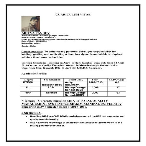 ADITYA JOB RESUME (1)(1) | DOCX