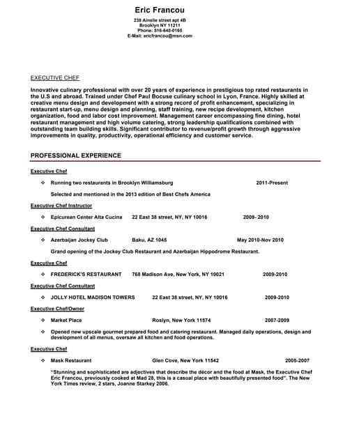 CV Vincent | PDF | Dining Out | Food & Drink