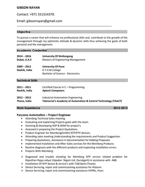 Balaji resume | PDF