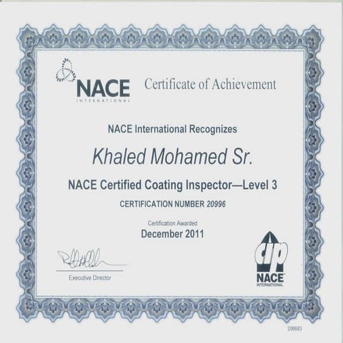 NACE (CIP-level-3) certificate | PDF