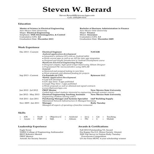 Resume | PDF
