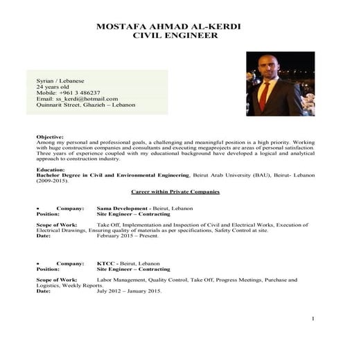 Mostafa's CV (2) | PDF