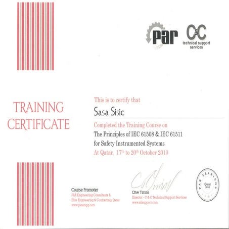 IEC 61508-61511 Cer. | PDF