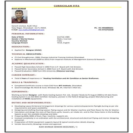 Ravi Resume | DOC