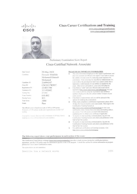 My training Certification | PDF