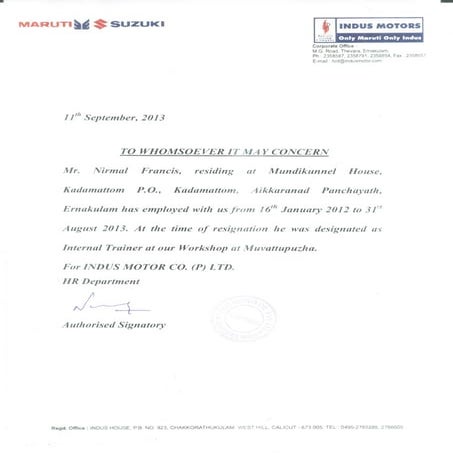 MARUTHI SUZUKI | PDF