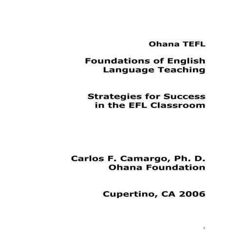 TEFL-Textbook-Camargo | PDF | Education
