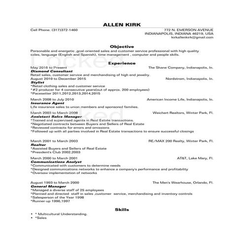 Lisa Swope Resume | PDF