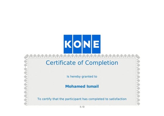 Kone- Code of Conduct | PPT