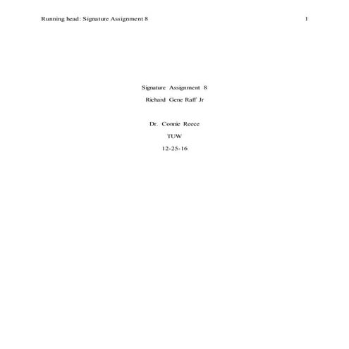 Signature Assignment 8.1 | PDF