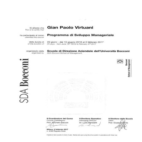 14.Programma di sviluppo manageriale | PDF