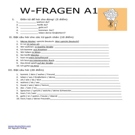 Start Deutsch A1 exam Sprechen teil 2 | PPSX