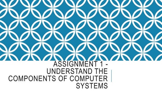 COMPUTER HARDWARE ASSEMBLING | PPT