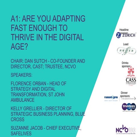 A1: Are you adapting fast enough to thrive in the digital age? | PPTX