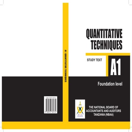 A1.Quantitative techniques for CPA Tanza | PDF