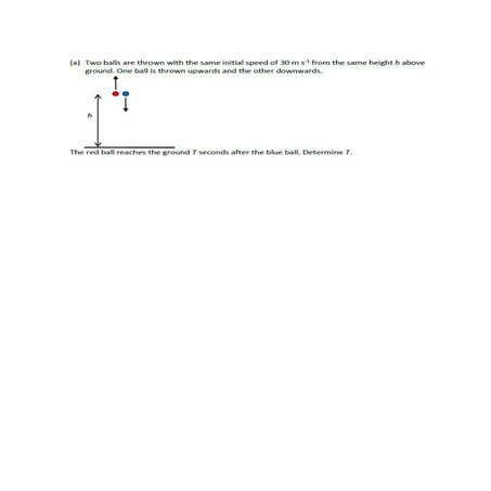 A1.docx kinematics numericals for IB physics | DOCX
