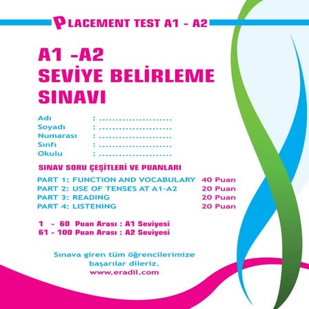 A1 a2 placement test with listening | PDF