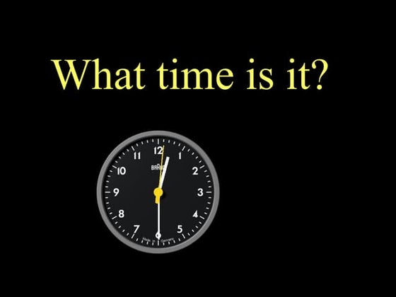 HOW TO TELL TIME (Analog Clock with Exercises).pptx
