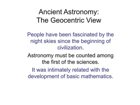 Ancient Astronomy.pptx | Astrology | Religion & Spirituality