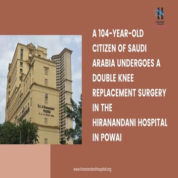 104-y/o citizen undergoes a double knee replacement surgery ...