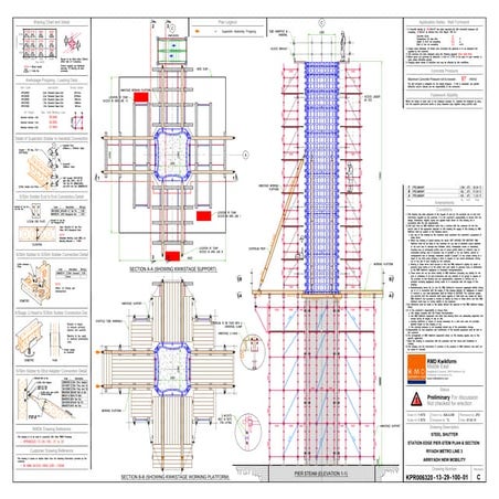 Appendix 8.1 - Station Pier Formwork Drawings | PDF