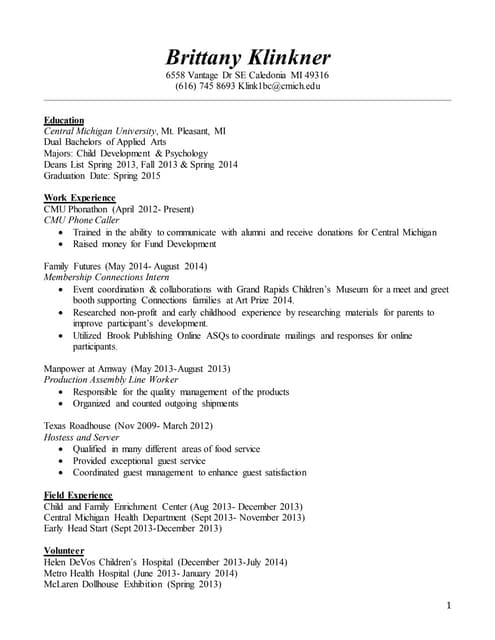 Lauren Williams Resume | PDF