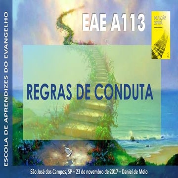 A113 EAE DM - REGRAS DE CONDUTA 20171123 | PDF