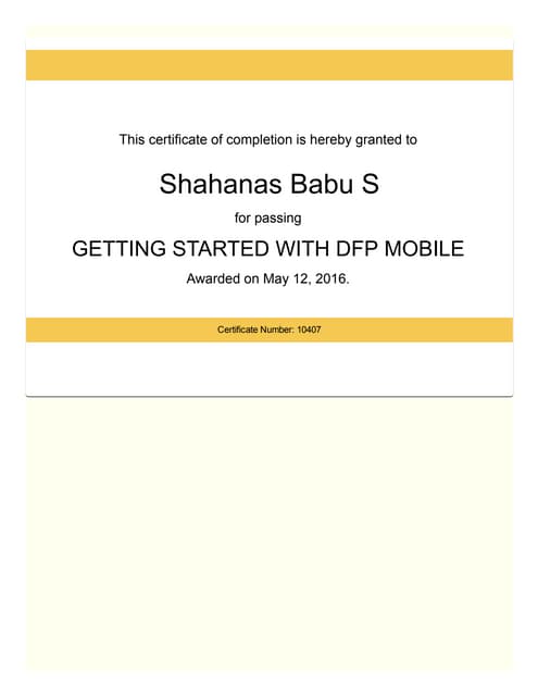 GETTING STARTED WITH DFP MOBILE | PDF GETTING STARTED WITH DFP MOBILE | PDF