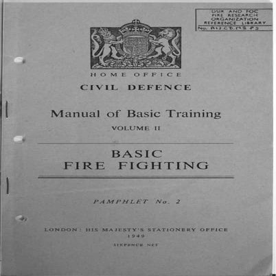 BASIC FIRE FIGHTING book | PDF