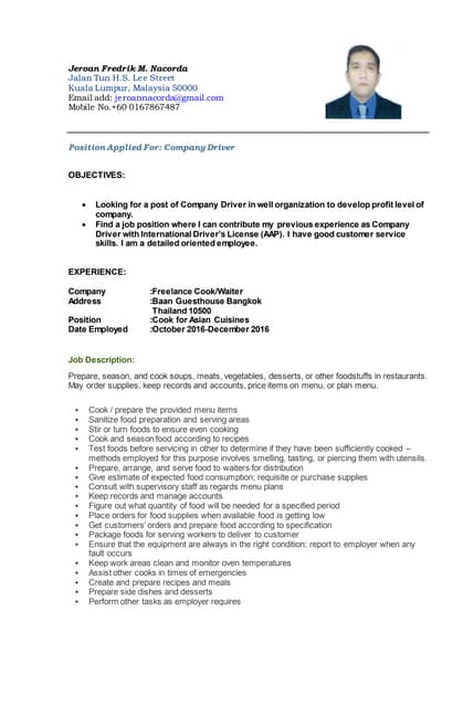 NEW CV REY TAN | PDF