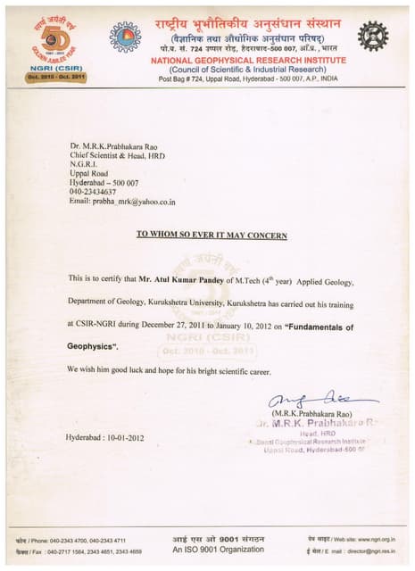 Geology_Course_completion_certificate | PDF