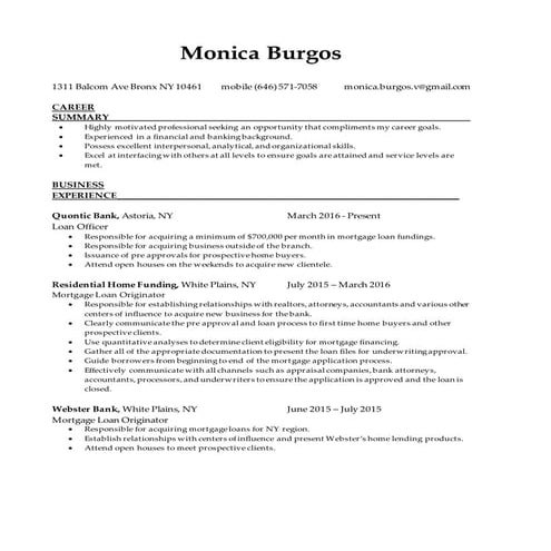 monica burgos resume | DOCX