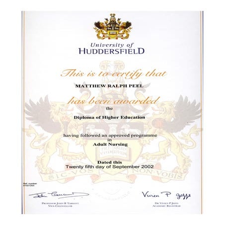 DipHE Certificate | PDF