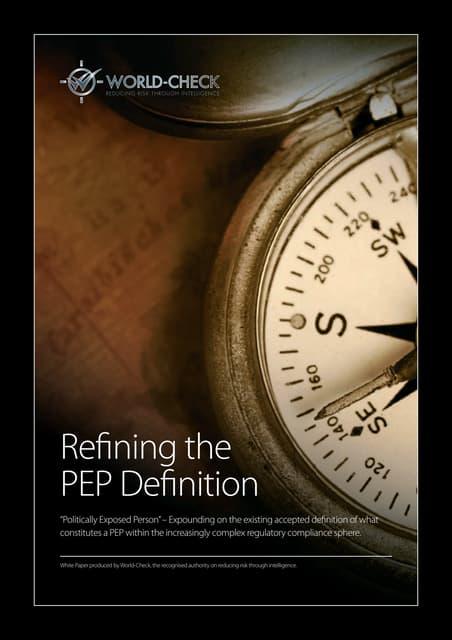 Anti money laundering - PEPs | PDF | Consumer Banking | Personal Finance